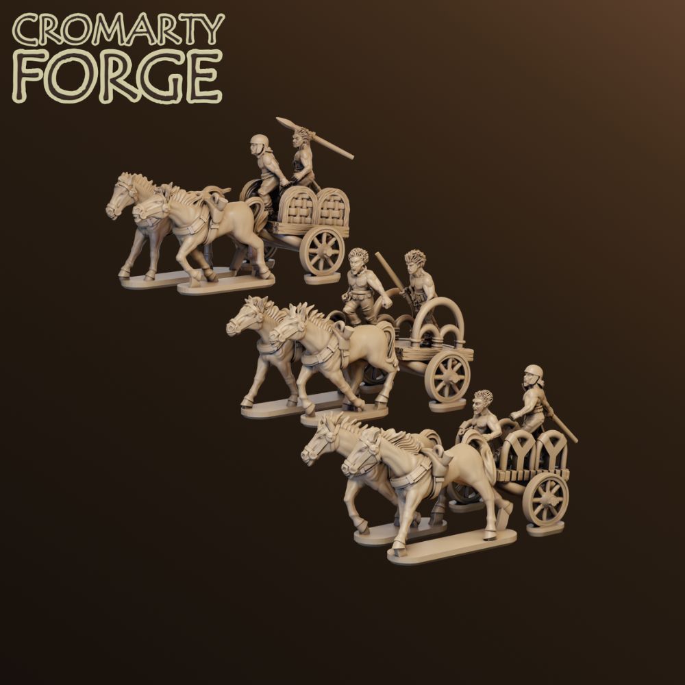 15mm Briton Chariots Unit | Excellent Miniatures