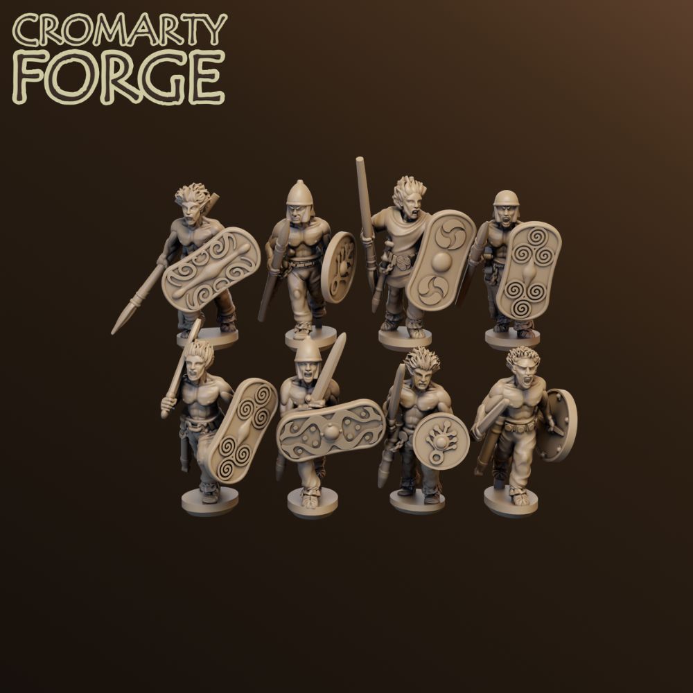 15mm Briton Warriors Pack Breaker | Excellent Miniatures
