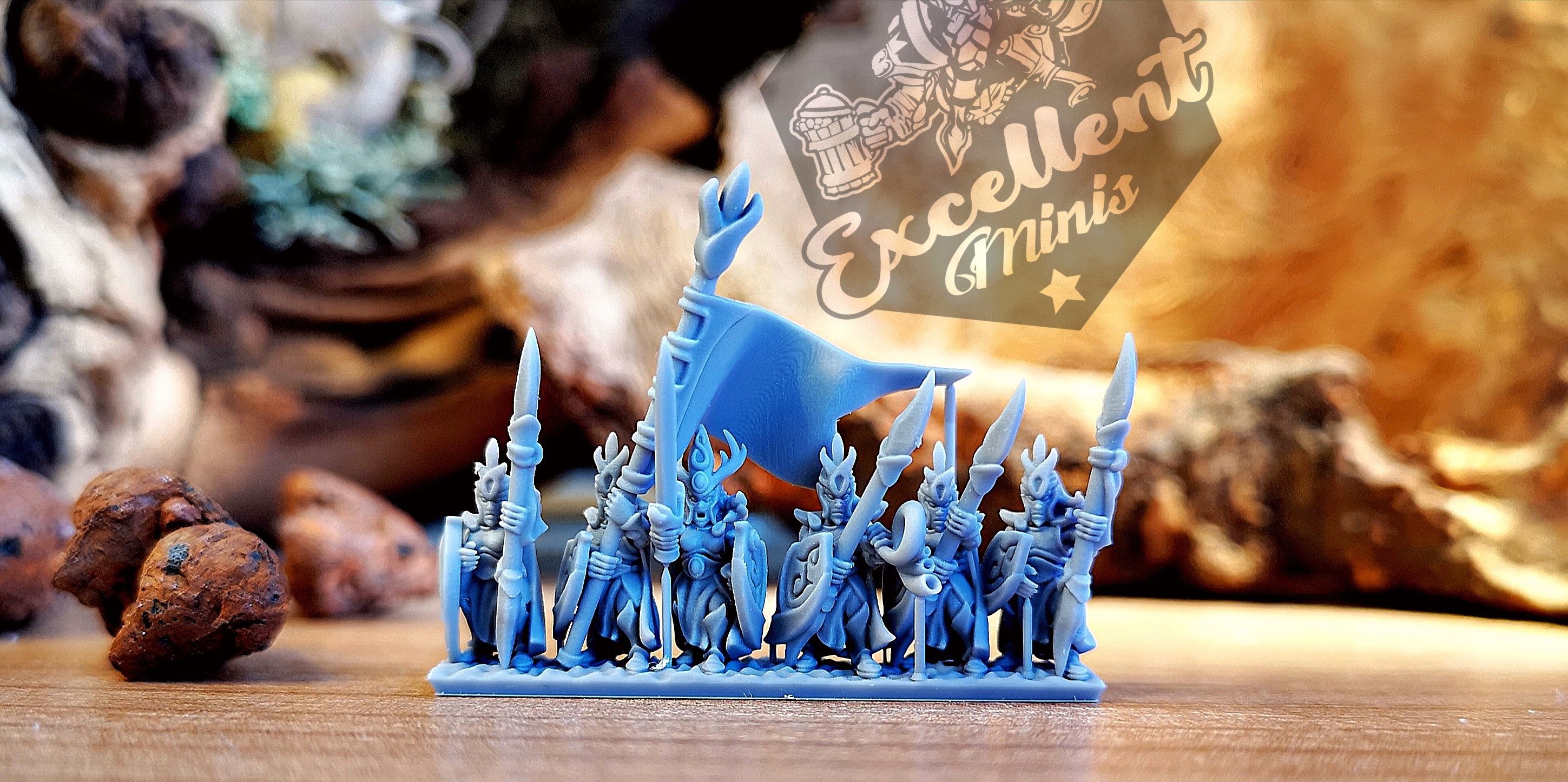 Warmaster High Elf Regiment | Excellent Miniatures