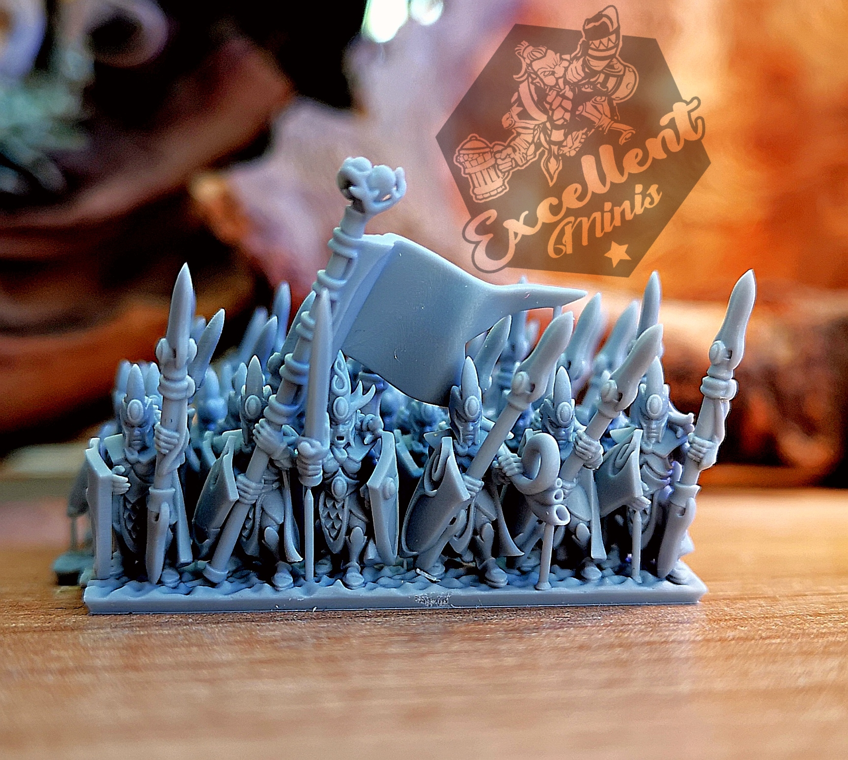 Warmaster High Elf Regiment | Excellent Miniatures