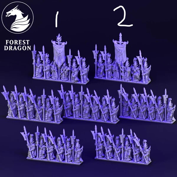Warmaster Shadow Elves | Excellent Miniatures