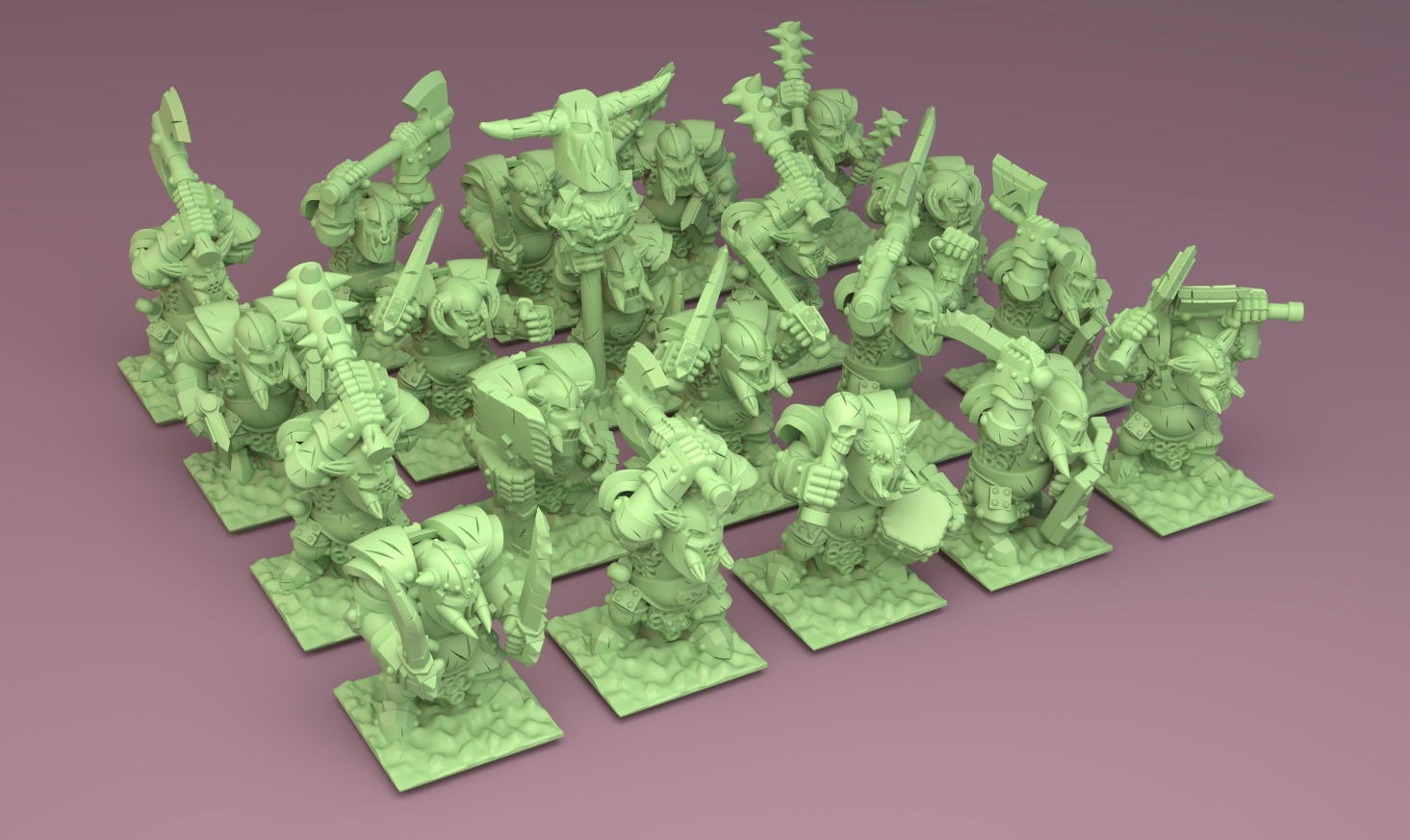 Warmaster Black Orc Boys | Excellent Miniatures