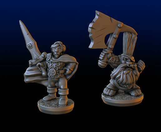 10mm Destiny Duo | Excellent Miniatures