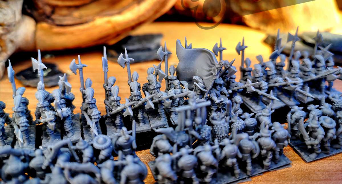 10mm Halberdiers Regiment | Excellent Miniatures