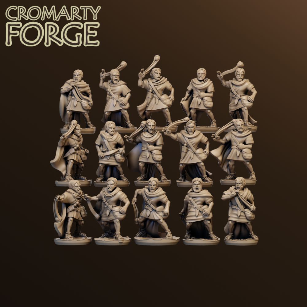 15mm Early Imperial Roman Slingers Small Unit | Excellent Miniatures
