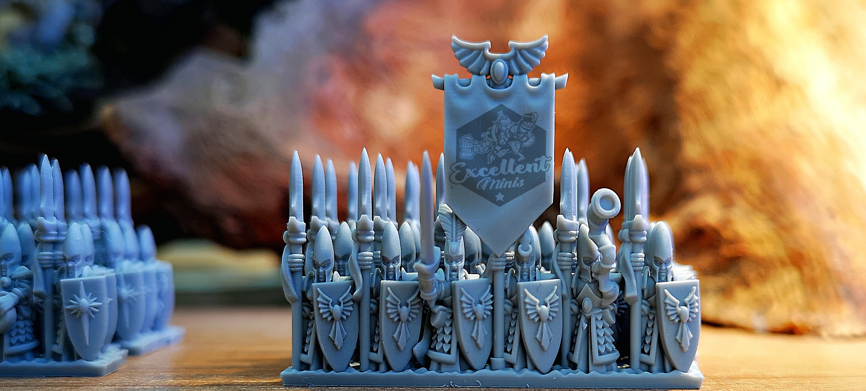 Warmaster High Elf Regiment | Excellent Miniatures