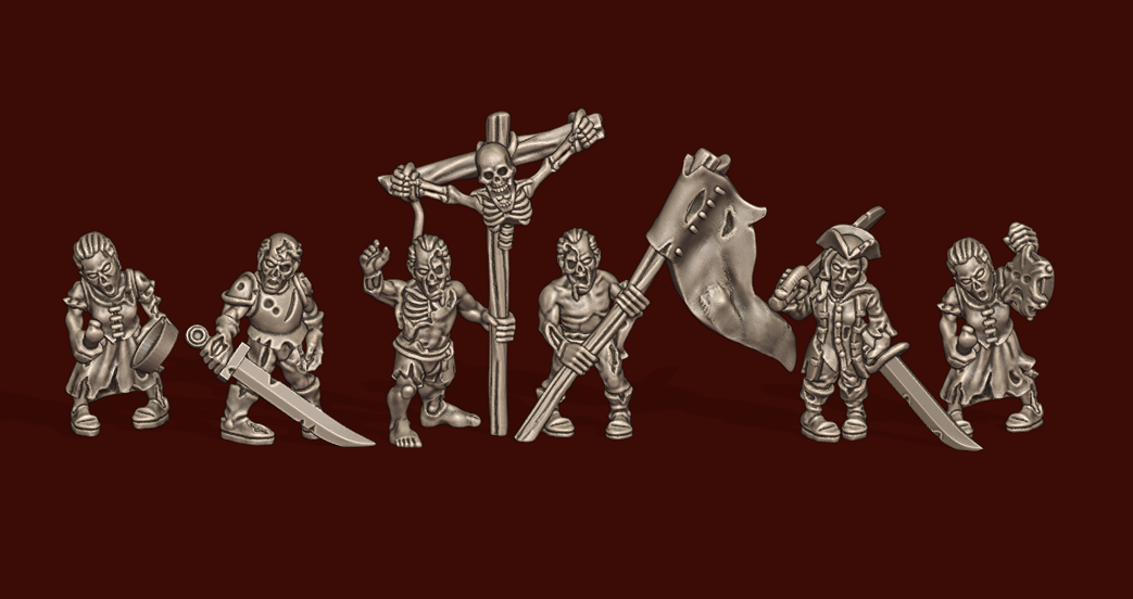 Zombie Command Pack | Excellent Miniatures