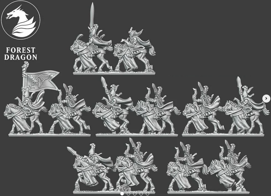 Warmaster High Elf Reaver Regiment | Excellent Miniatures