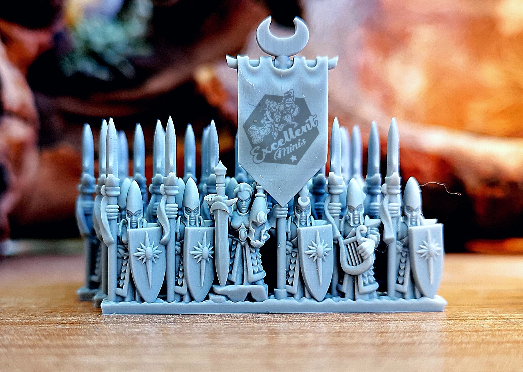 Warmaster High Elf Regiment | Excellent Miniatures