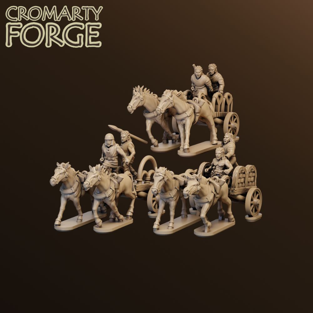 15mm Gallic Chariots Unit | Excellent Miniatures