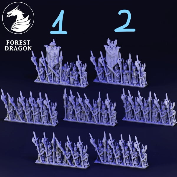 Warmaster Noble Elf Guards | Excellent Miniatures