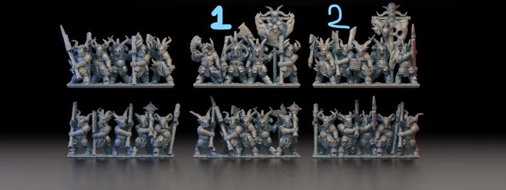 Miniatures (3D Printed Physical Product) | Excellent Miniatures