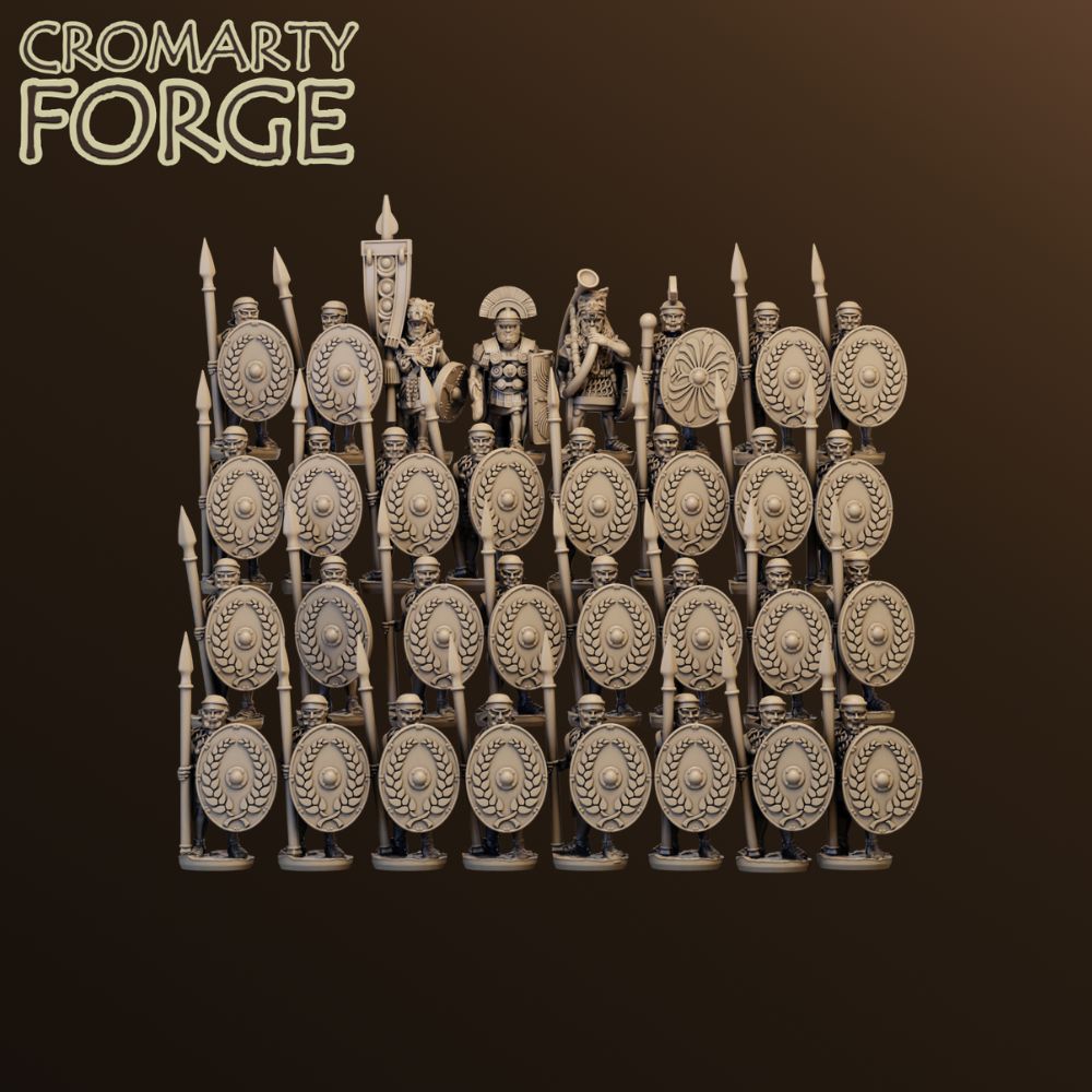 15mm Early Imperial Roman Auxiliaries Standing Unit | Excellent Miniatures
