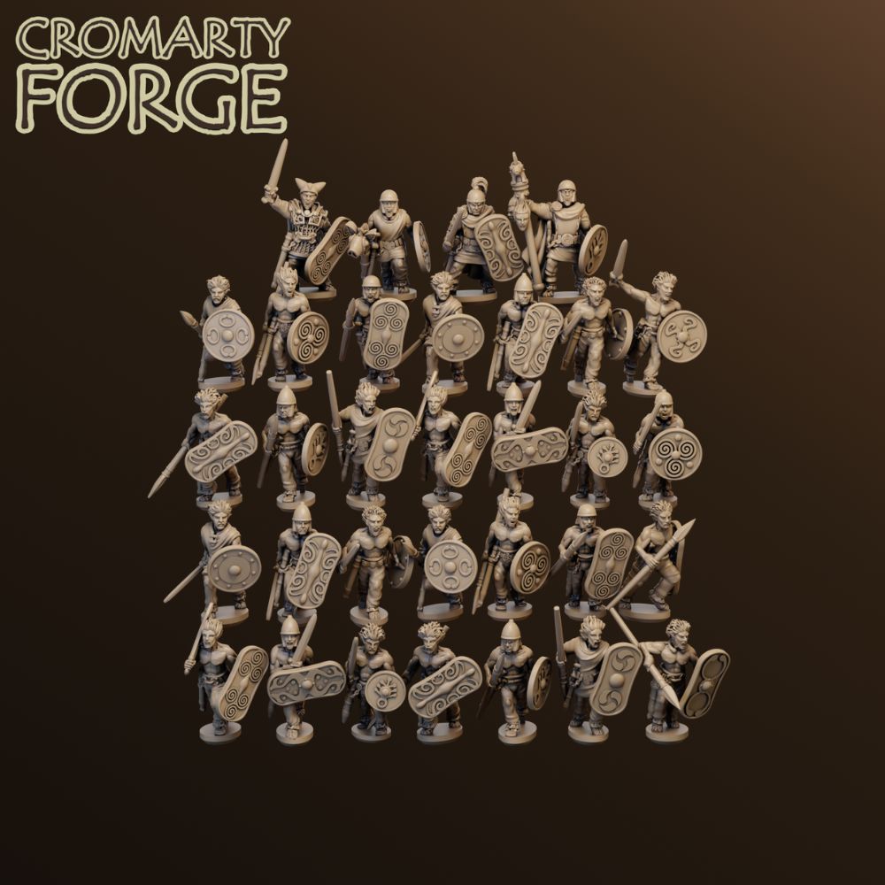 15mm Briton Warriors Unit | Excellent Miniatures