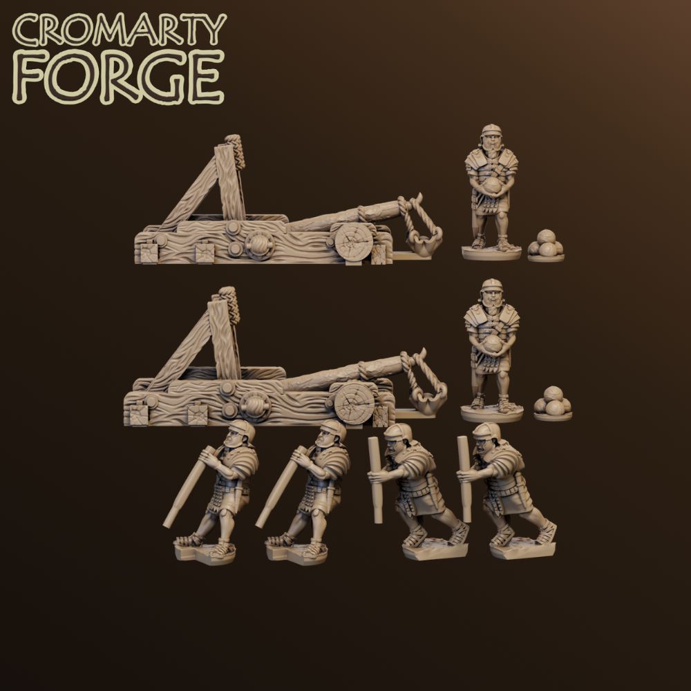 15mm Early Imperial Roman Onagers | Excellent Miniatures