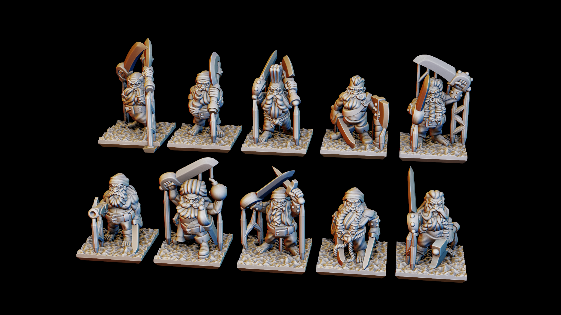 10mm Ogres | Excellent Miniatures