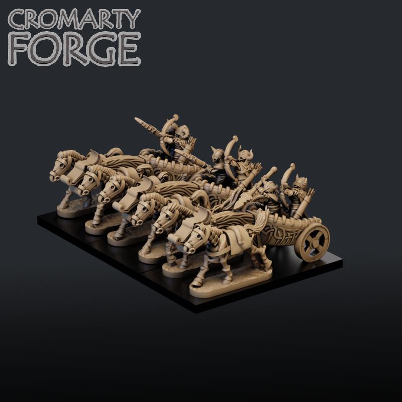 10mm Undead Norse Chariots | Undead Norse | Warmeister (10mm Miniatures ...