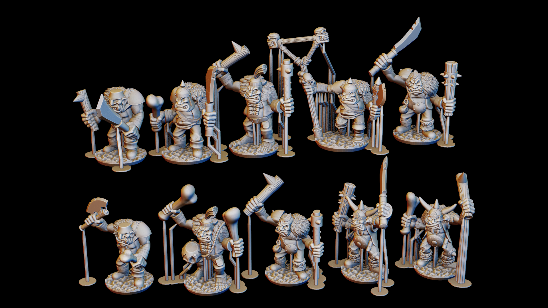 10mm Ogres | Excellent Miniatures