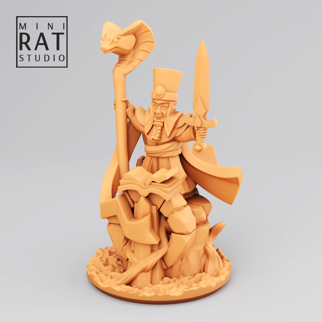 Warmaster Empire Wizard Hero | Excellent Miniatures